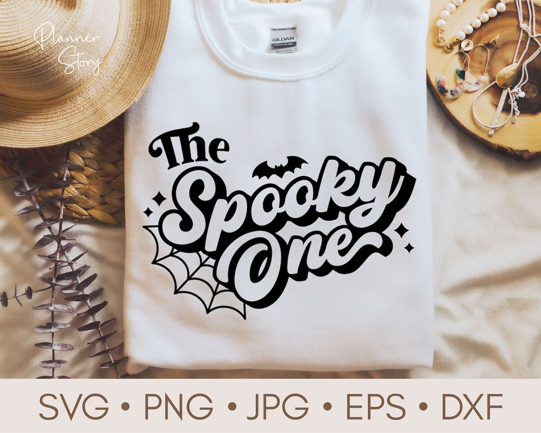 The Spooky One Svg, Baby Halloween Shirt, First Birthday Halloween, 1st ...