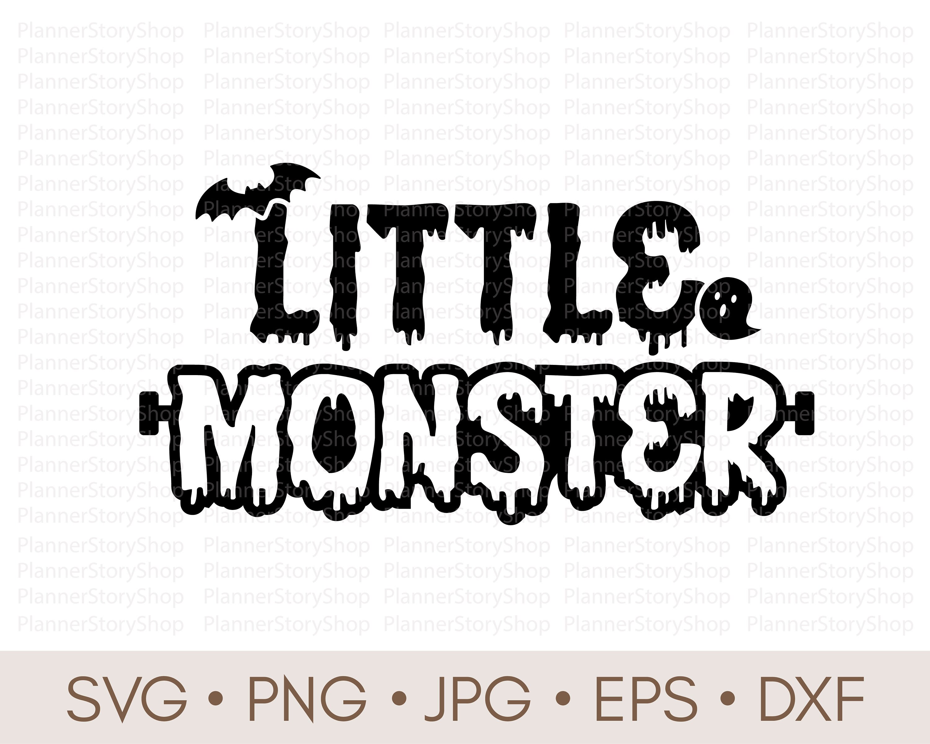 Little Monster Svg Kids Halloween Svg Halloween Shirt Svg - Etsy
