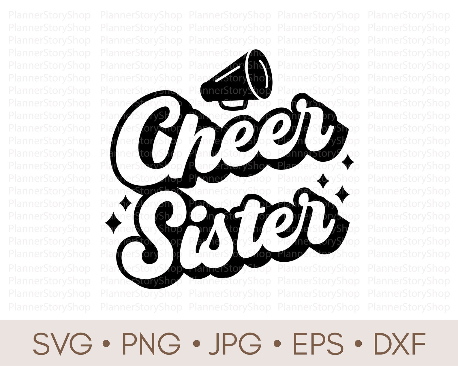Cheer Sister Svg Png Cheerleader Svg Cheer Sis Svg Cheer - Etsy