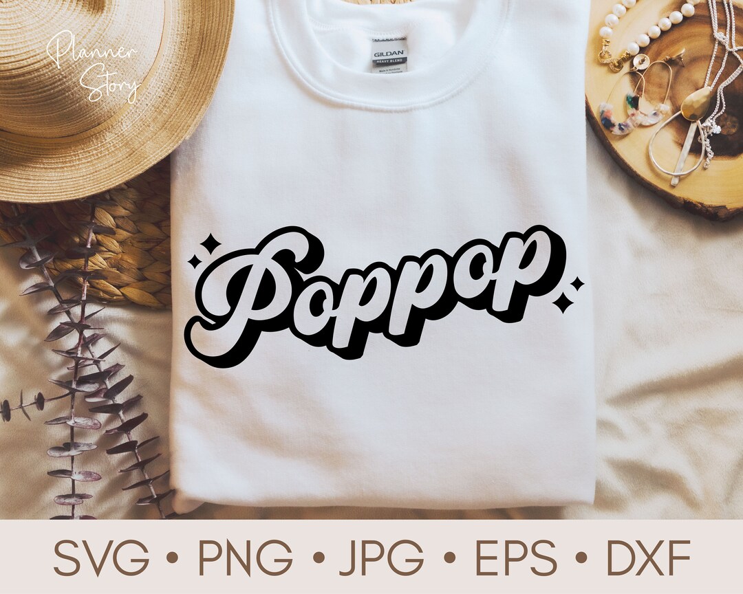 Poppop Svg, Pop Pop Svg, Pop Pop Shirt, Promoted to Pop Pop, Grandpa ...