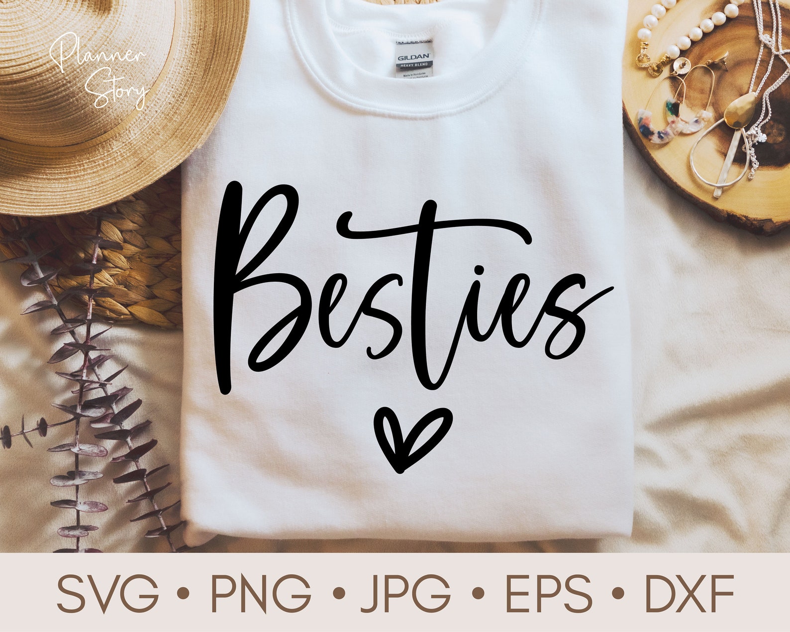 Besties Svg, Besties Heart Svg, Best Friends Svg, Friends Svg, Friends ...