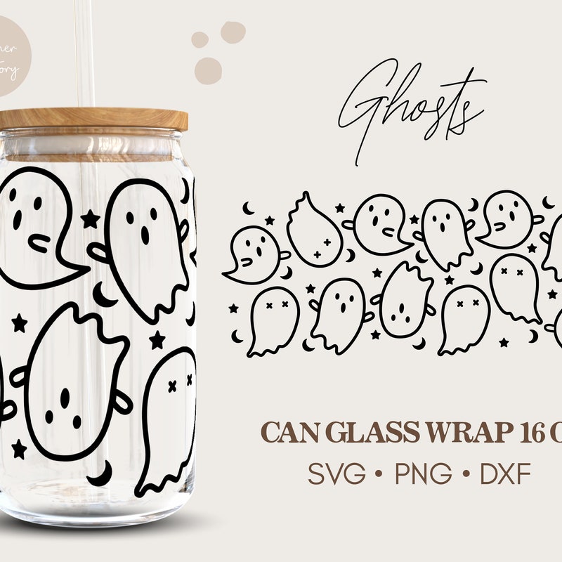Can Glass Svg - Etsy