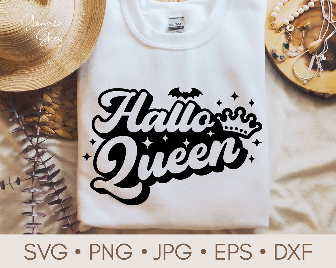 Halloqueen Svg, Halloween Queen Svg, Funny Halloween Svg, Halloween ...