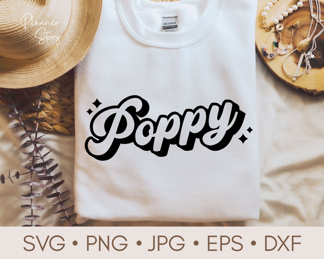 Poppy Svg, Pop Pop Svg, Grandpa Svg, Grandfather Svg, Father's Day Svg ...