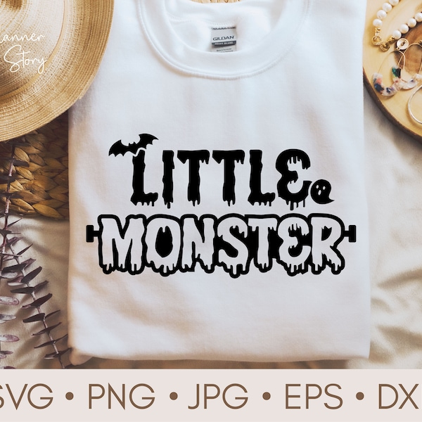 Little Monster Svg - Etsy