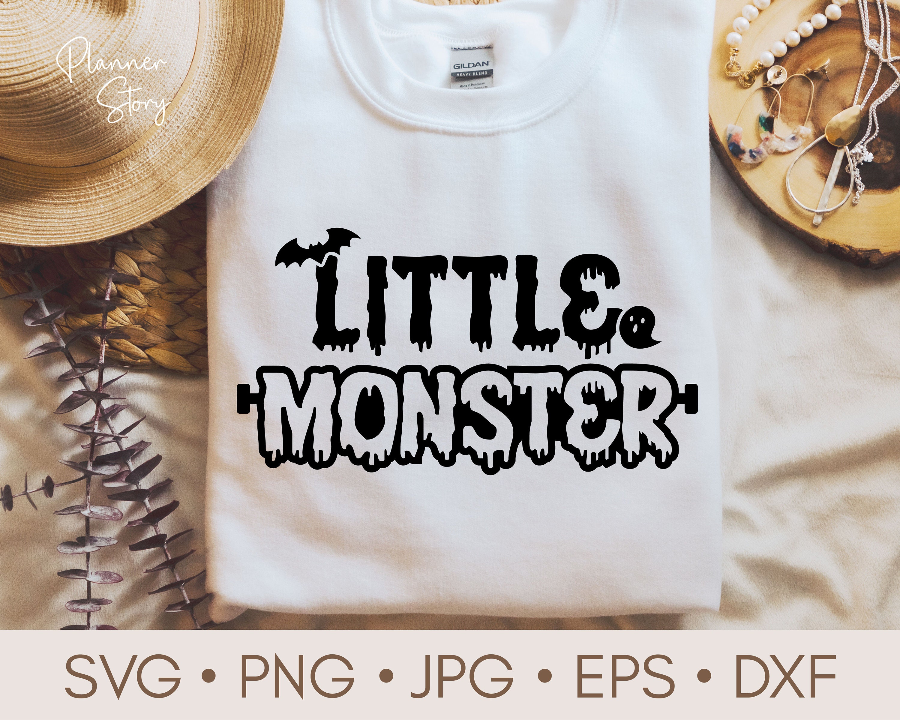 Little Monster Svg, Kids Halloween Svg, Halloween Shirt Svg, Spooky Svg ...