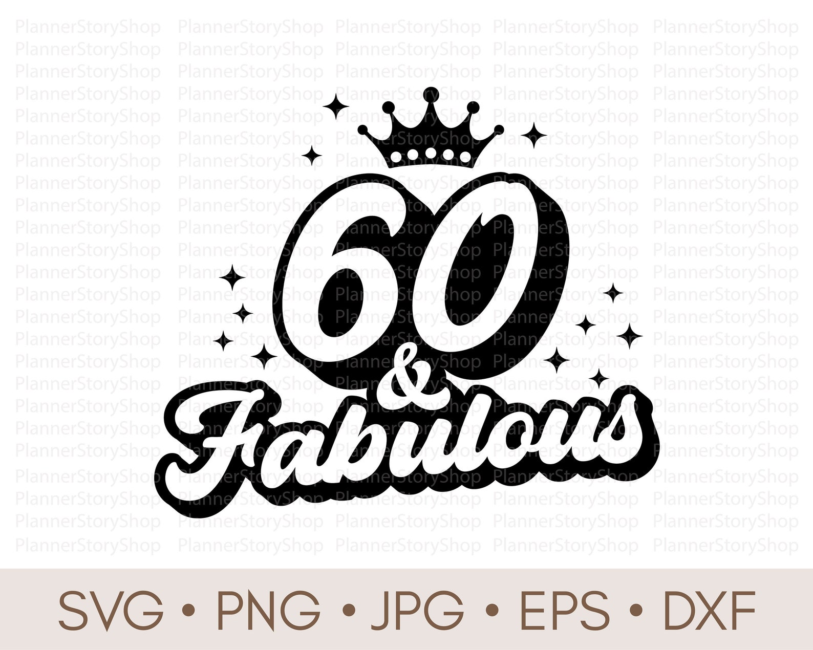 60 and Fabulous Svg 60th Birthday Svg 60 Years Svg 60th - Etsy