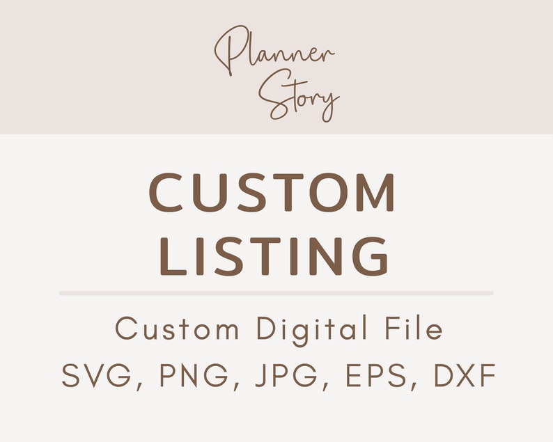 Custom Svg Png Jpg Eps Dxf Custom Digital File | Etsy