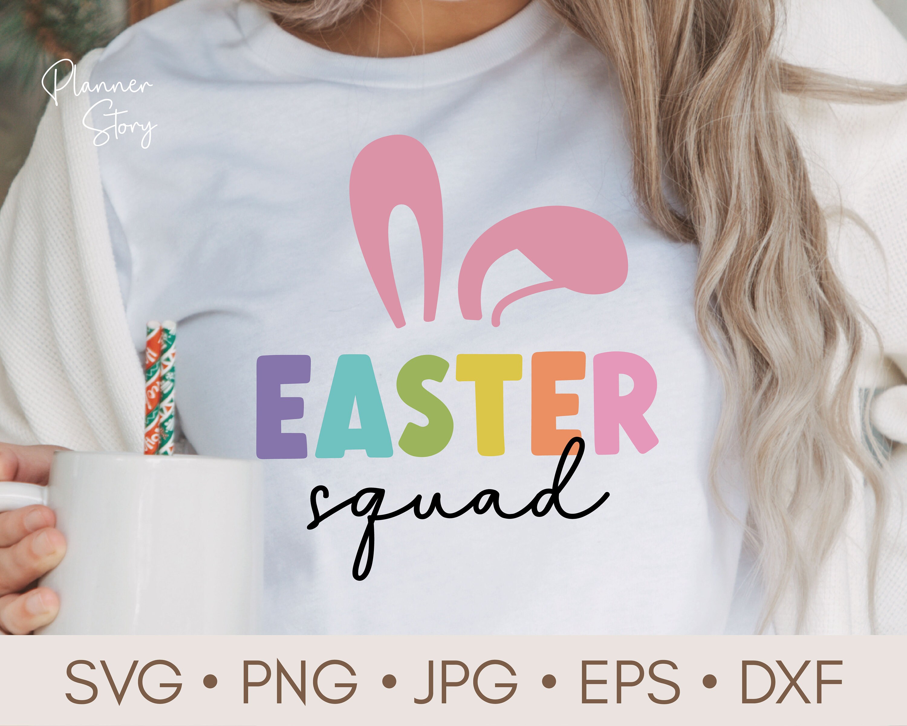 Easter Squad Svg Bunny Squad Svg Happy Easter Svg Easter | Etsy