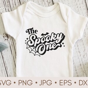 The Spooky One Svg, Baby Halloween Shirt, First Birthday Halloween, 1st ...
