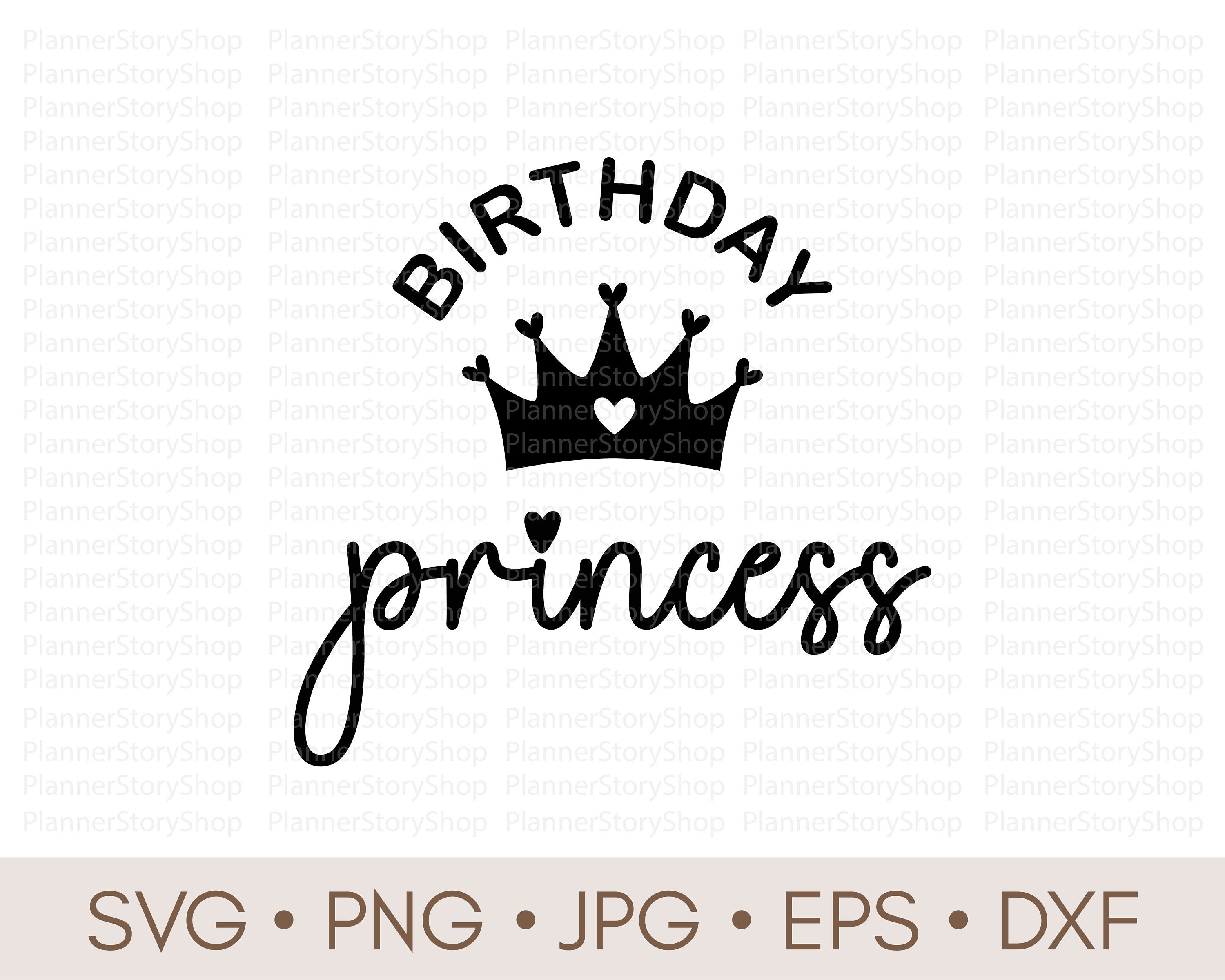 Birthday Princess Svg, Birthday Girl Svg, Princess Svg, Princess Squad ...