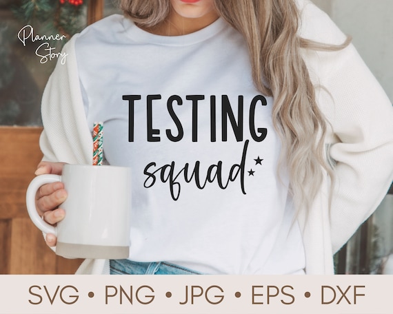 Test Day Svg Testing Squad Svg Test Day Shirt Svg Testing | Etsy