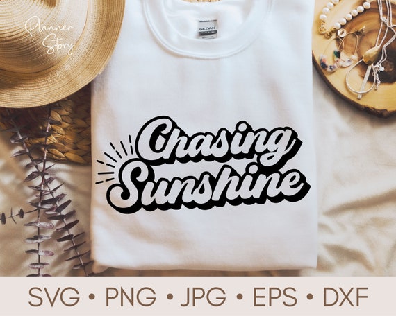 Chasing Sunshine Svg Summer Svg Beach Life Svg Summer Quote | Etsy
