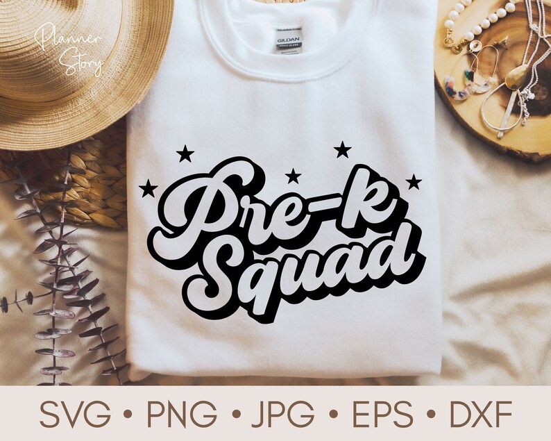 Pre-k Squad Svg Pre-k Teacher Svg Pre-k Teacher Shirt Pre-k - Etsy
