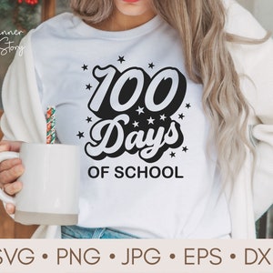 100 Days of School Svg, Png, Teacher Svg, School Shirt Svg, Teacher ...