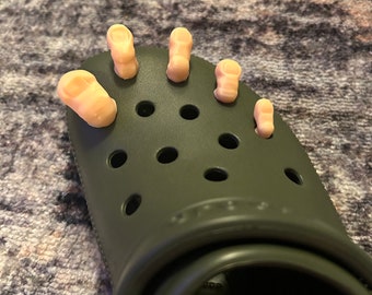 Toe Croc Charm Set Funny Croc Charms Fashion Croc Charms Shoe Charm ...