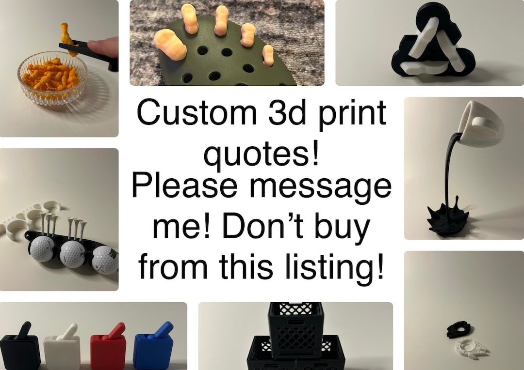 Custom 3d Print Quotes - Etsy