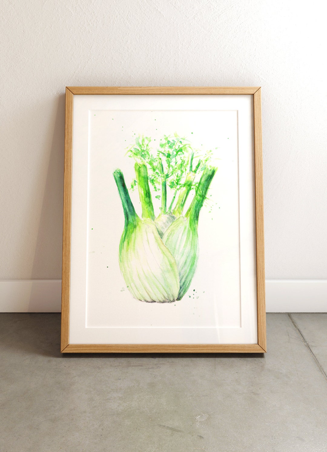 Fennel Art Print / Watercolor Art Print - Etsy