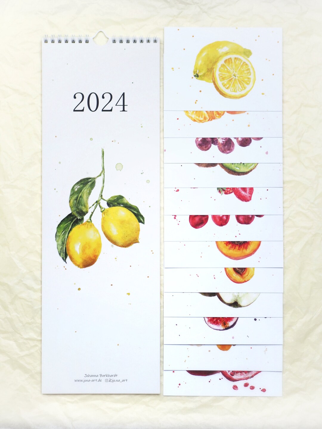Gift Set Calendar 2024 Postcard Series / Kitchen Calendar - Etsy