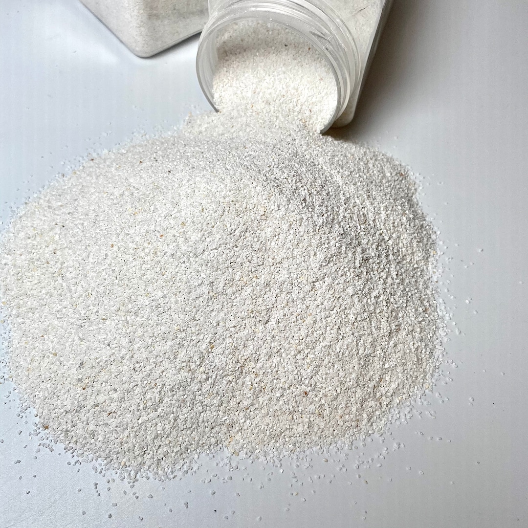 White Reflective Sand, With Sparkle, High Quality, Sand Granules, 0-5mm ...