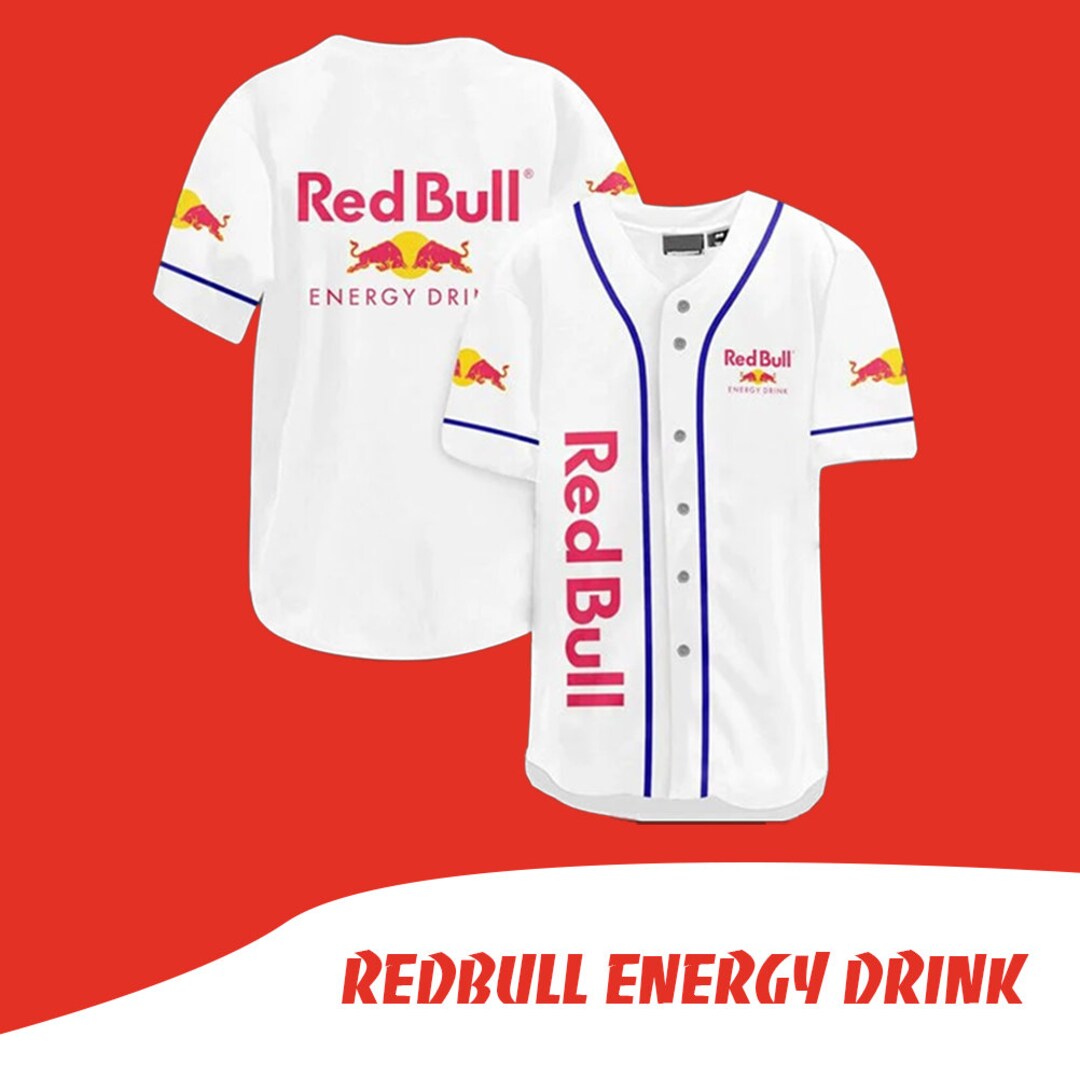 Redbull Energy Drink Authentic Baseball Jersey Jersey - Etsy