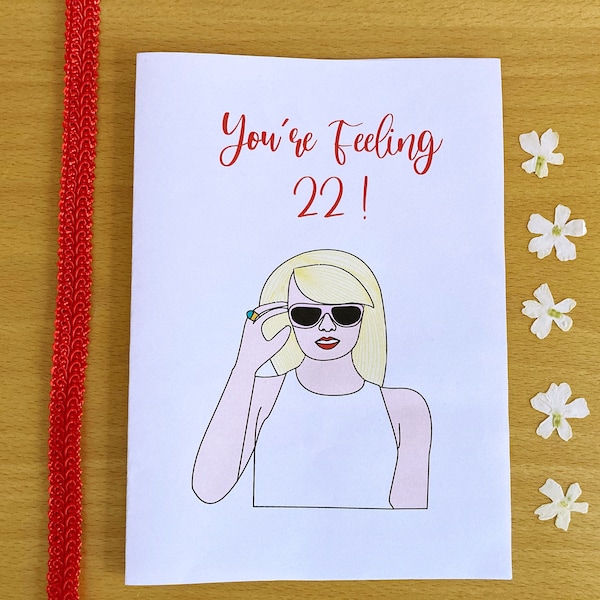 22nd Birthday Card Printable - Etsy