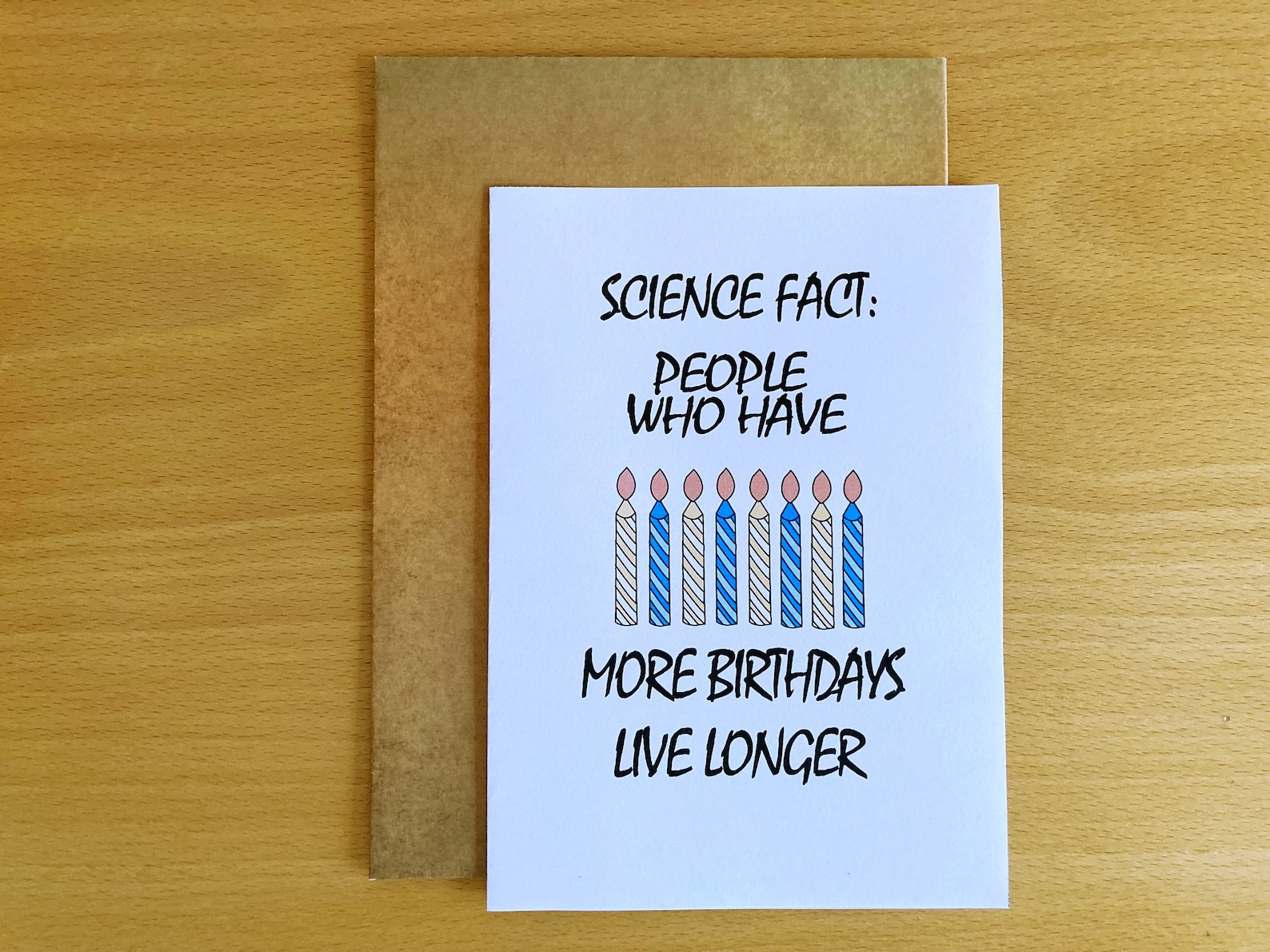 Printable Science Birthday Card, Geeky Birthday Card, Science Fact Card ...