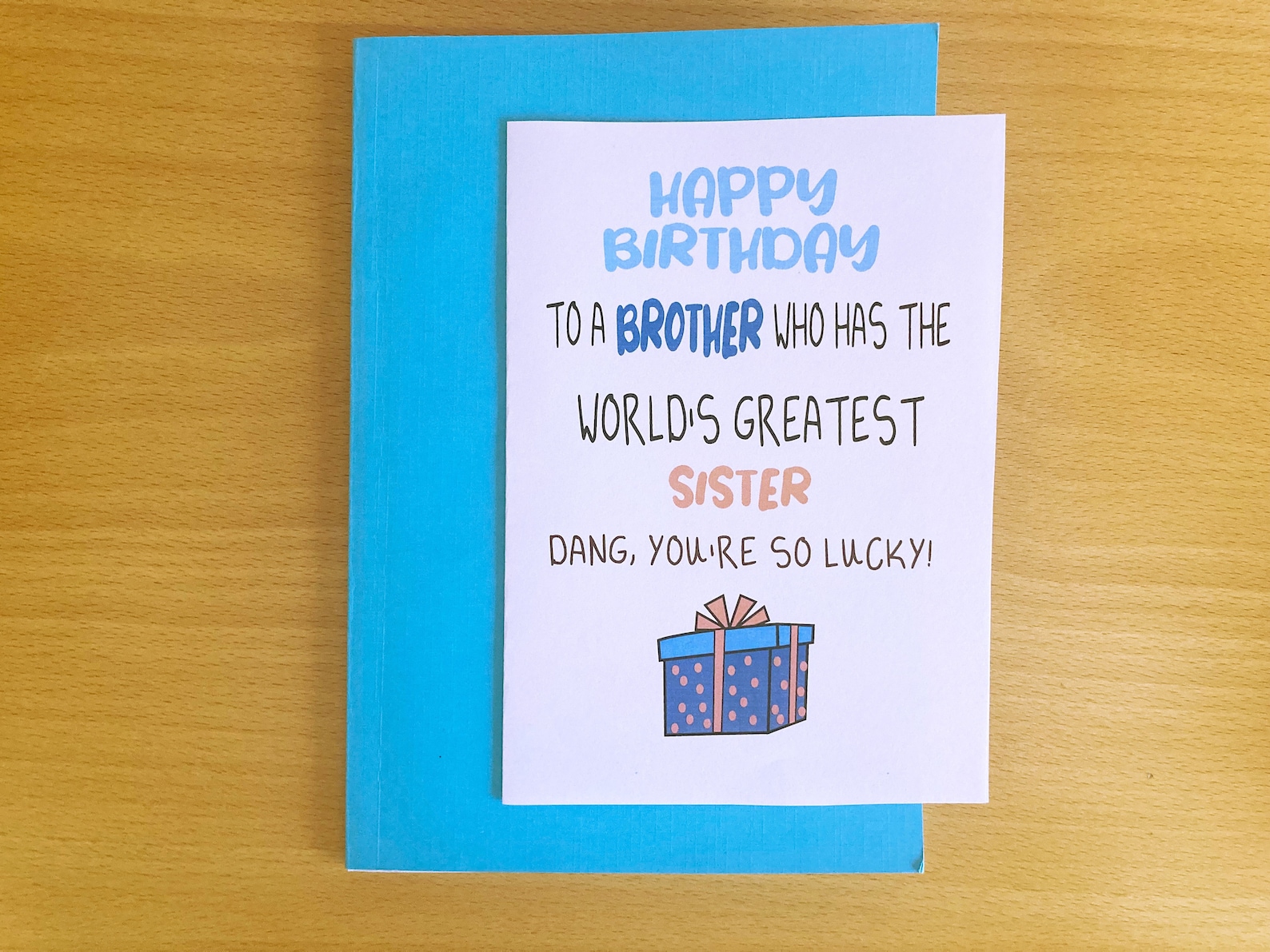Printable Brother Birthday Card, Brother Birthday, Brother Who Has the ...