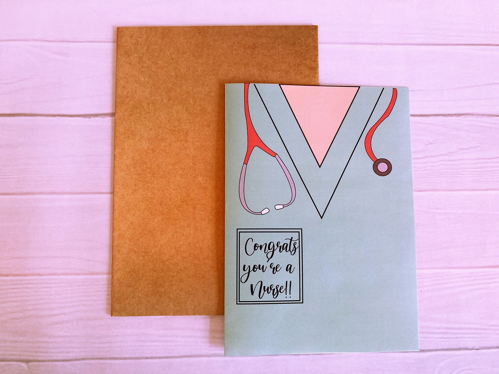 Nurse Graduation Card Printable, Printable Nursing Graduate Card, Cute ...