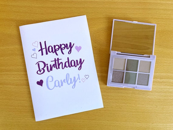 Printable Personalised Birthday Card Purple Birthday Card | Etsy