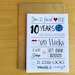 Printable 10th Birthday Card, 10 Years Been Loved, Instant Download ...