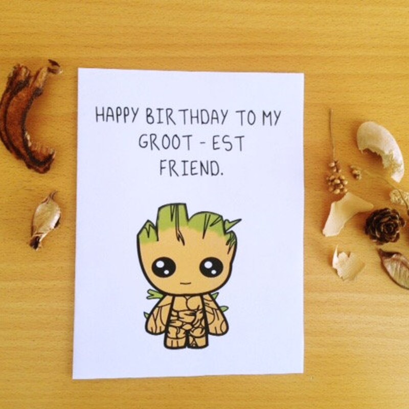 Groot Card - Etsy