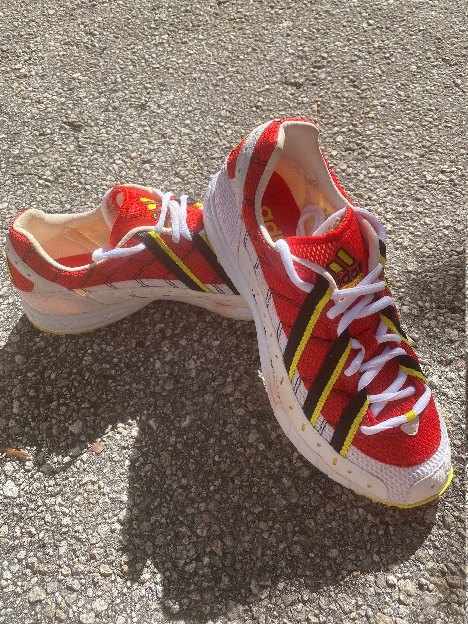 Adidas Converted Vintage Marathon Running Shoes Sneakers 1990s - Etsy