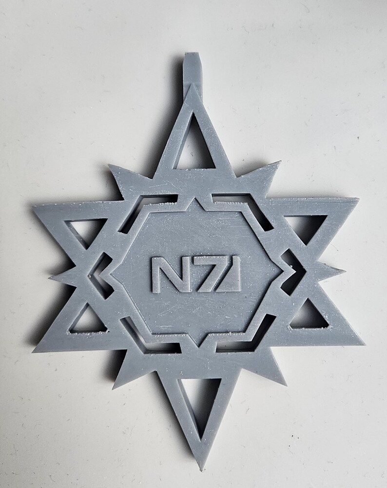 STL File Only Mass Effect N7 Normandy Ornament - Etsy