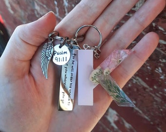 Psalm Keychain - Etsy