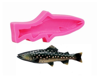 3 Mini Fish Flexible Silicone Mold for Polymer Clay Resin | Etsy