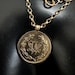 George VI Old 9K Rose Gold Monogram Medallion With Laurel Leaves ...