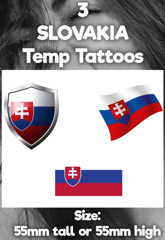 Slovak Flag Tattoos Flag Of Slovakia Men's Gym Muscle Tank Top