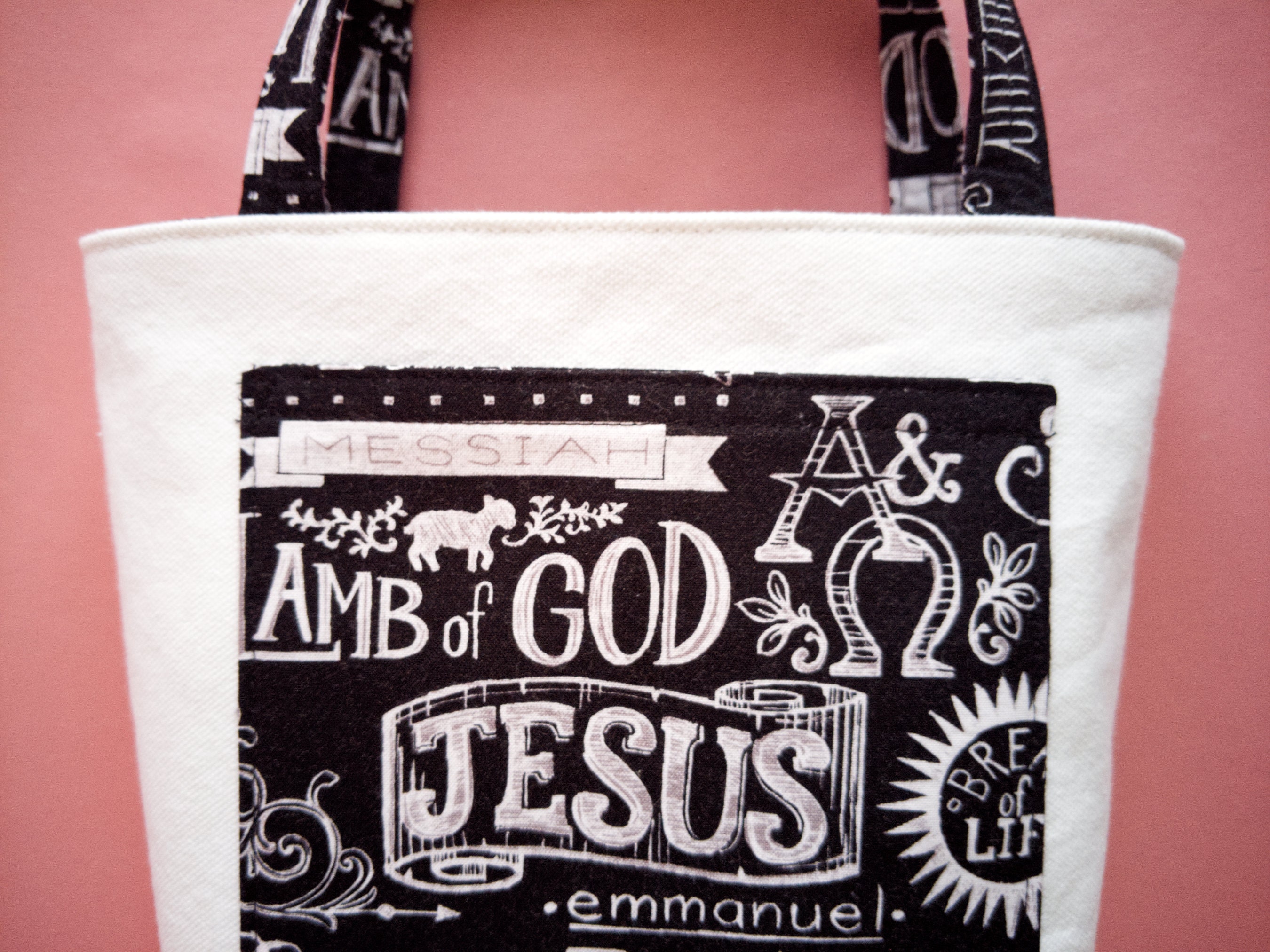Bible Journaling Bag Christian Tote Bag Small Tote With Pockets Soul ...
