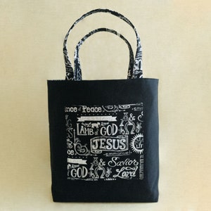 Christian Bible Bag for Church Tote With Pockets for Pastors Wife Gift ...