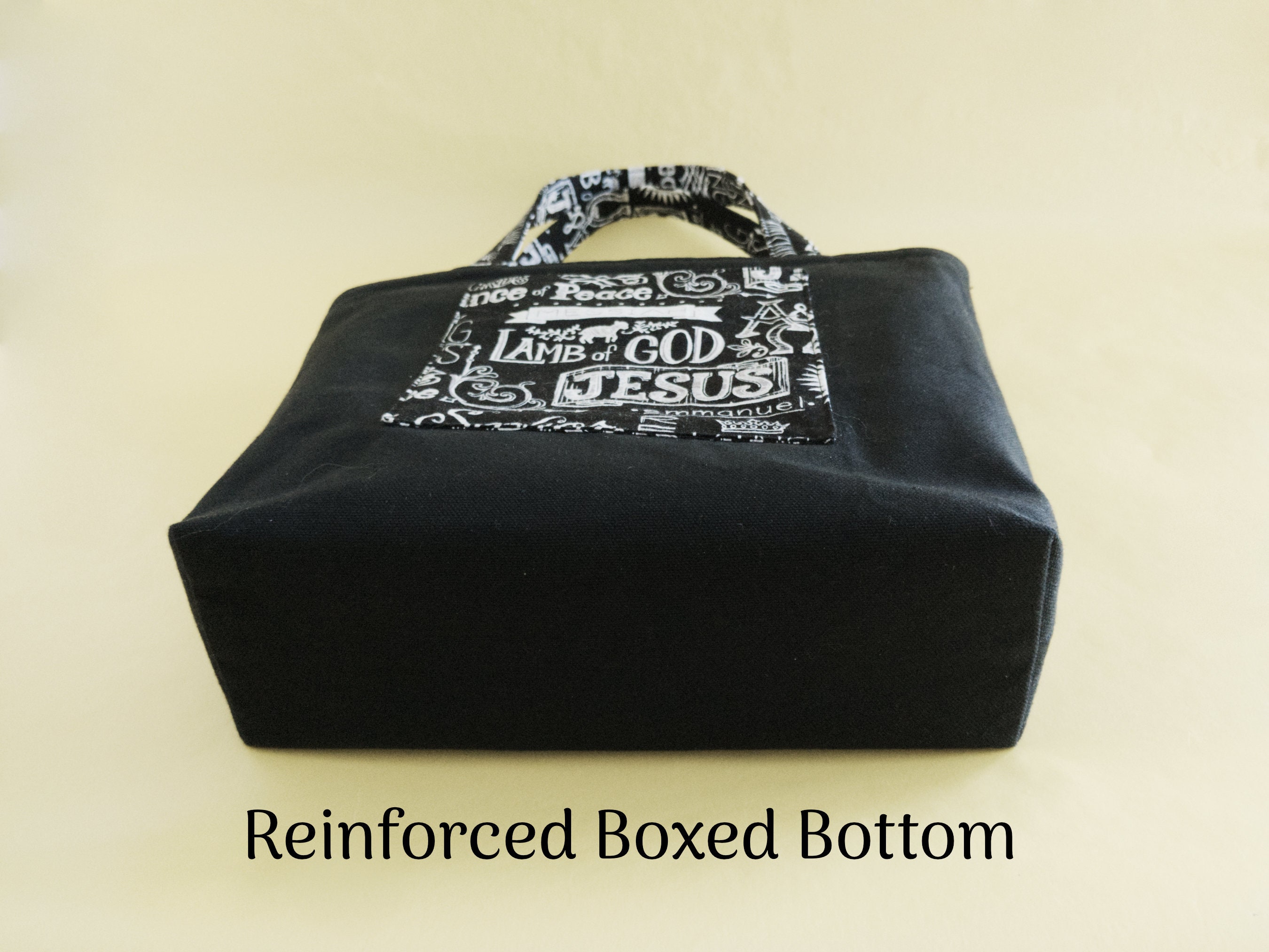 Christian Tote Bag for Woman Zipper Tote Bag for Bible Bag With Pockets ...