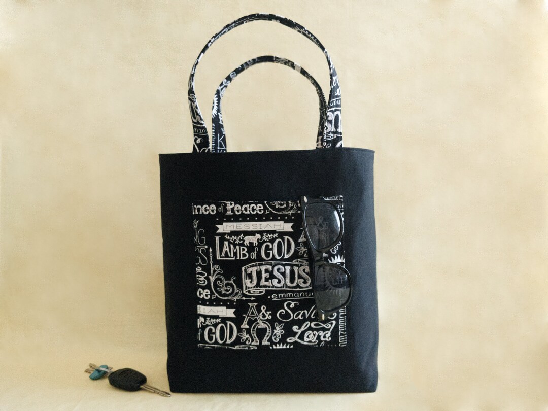 Christian Bible Bag for Church Tote With Pockets for Pastors Wife Gift ...