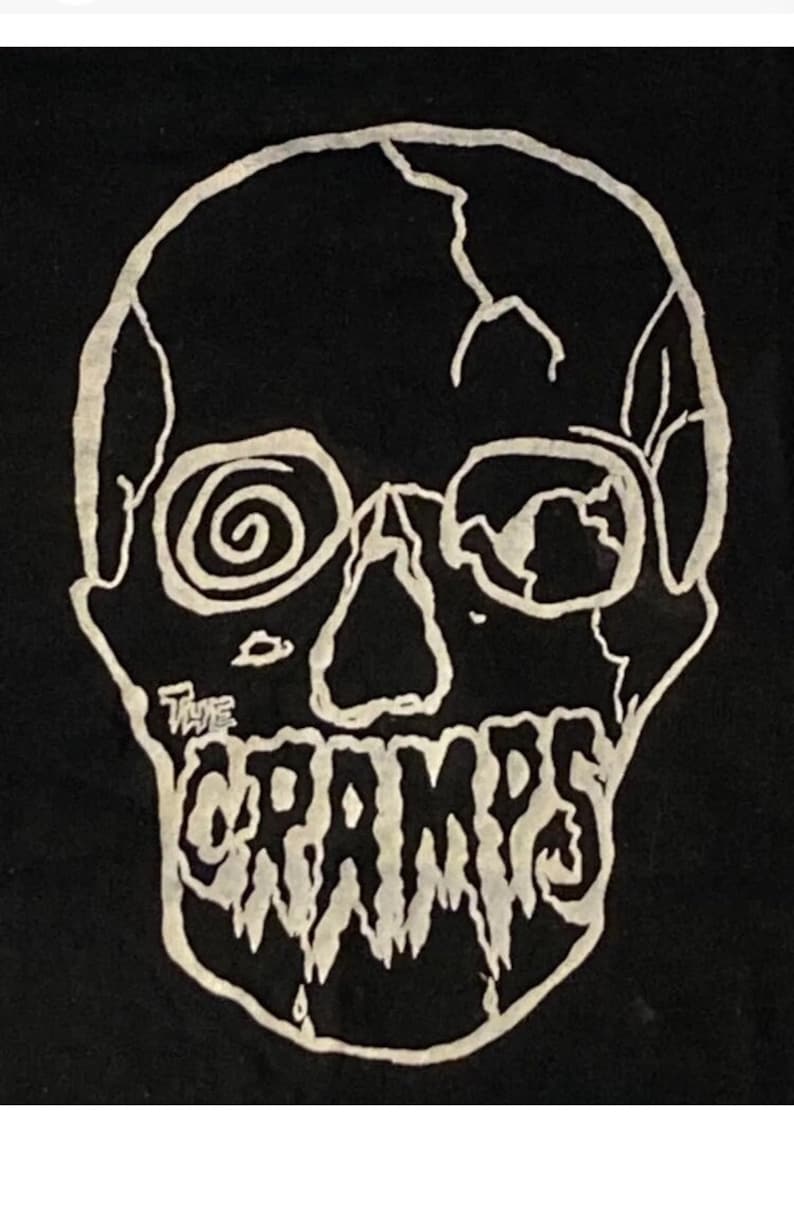 The Cramps 1981 T-shirt Skull Persecuted Prophets Fan Club Kid Congo ...