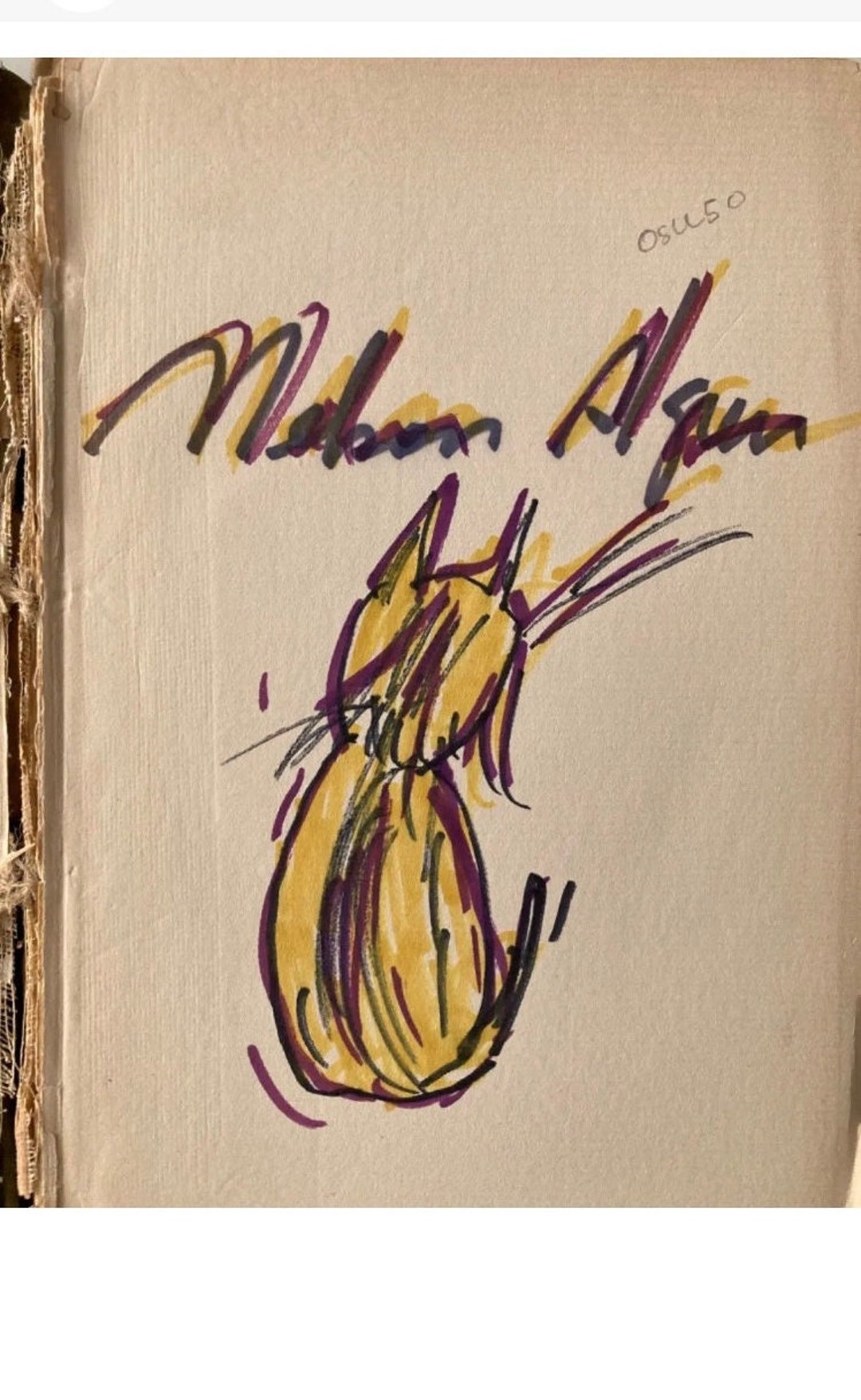 Nelson Algren Personally Owned and Inscribed Book Dickens - Etsy