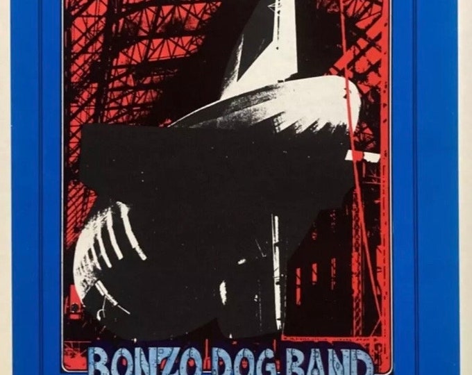 Led Zeppelin 1969 Handbill Bill Graham Bonzo Dog Band Roland Kirk ...