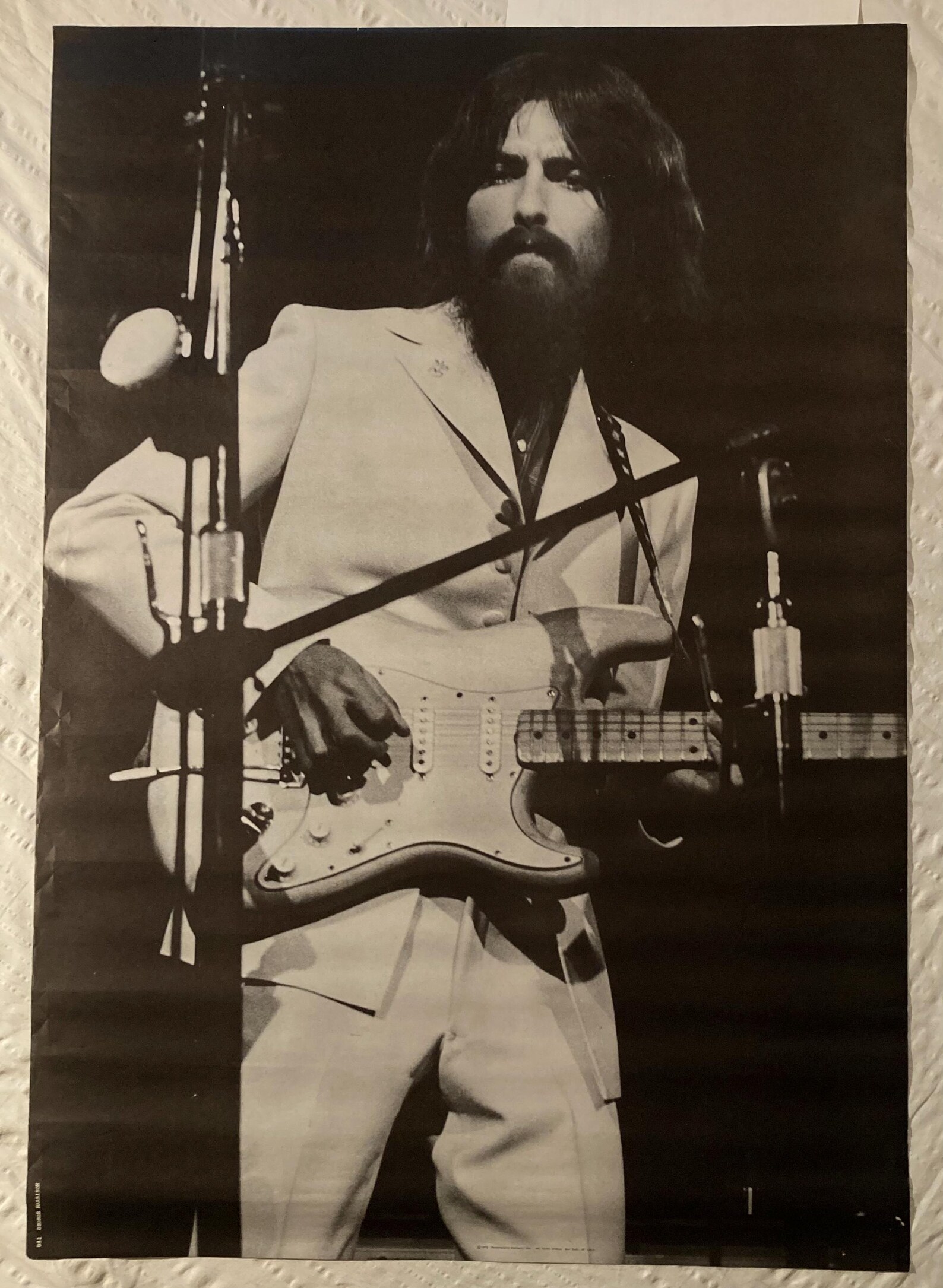 George Harrison 1971 Personality Poster New York City Matte Beatles ...