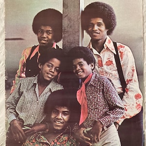 Michael Jackson Five 1971 Large Personality Poster New York City Edge Wear - Etsy