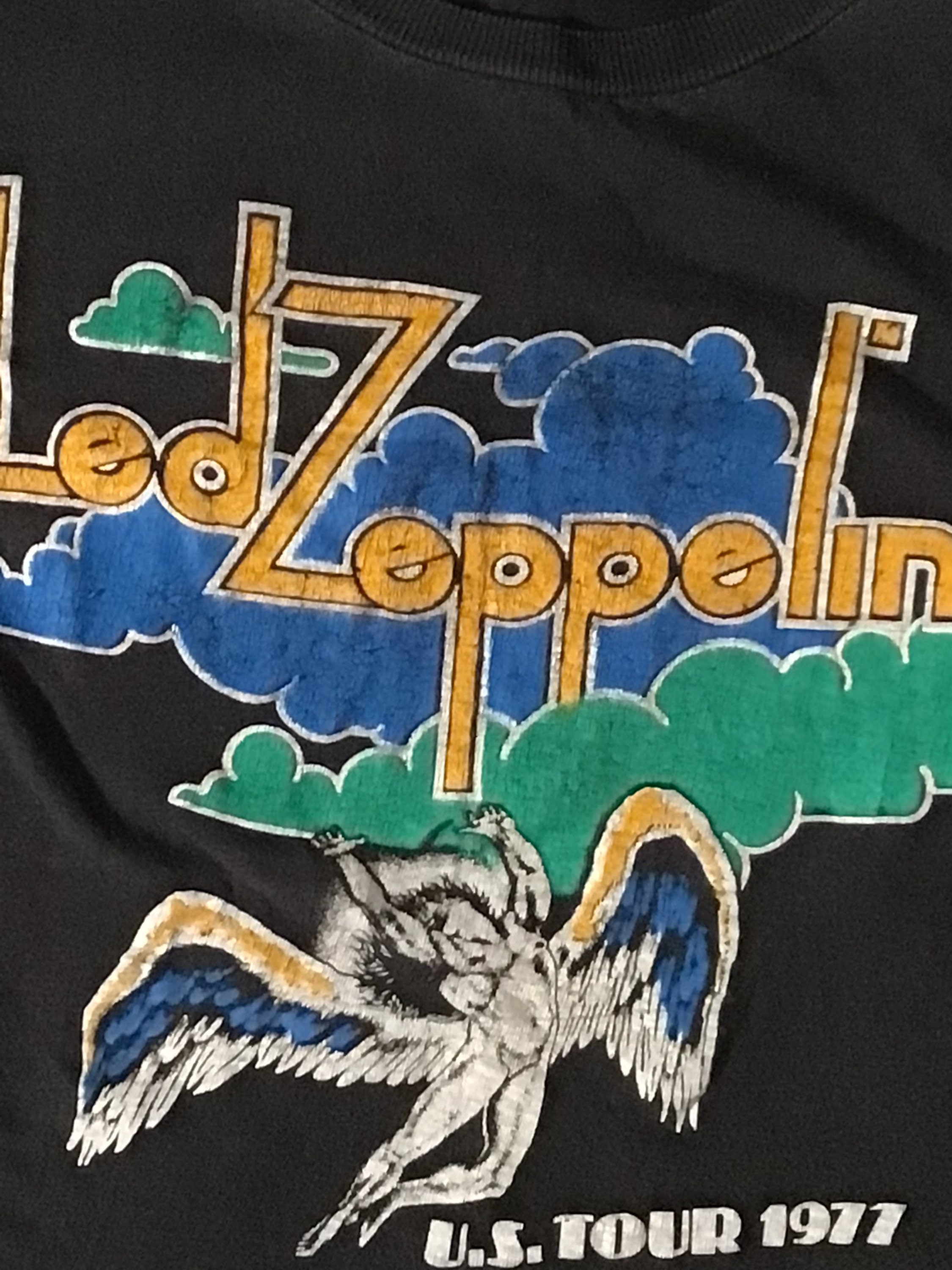Led Zeppelin 1977 Tour T-shirt - Etsy
