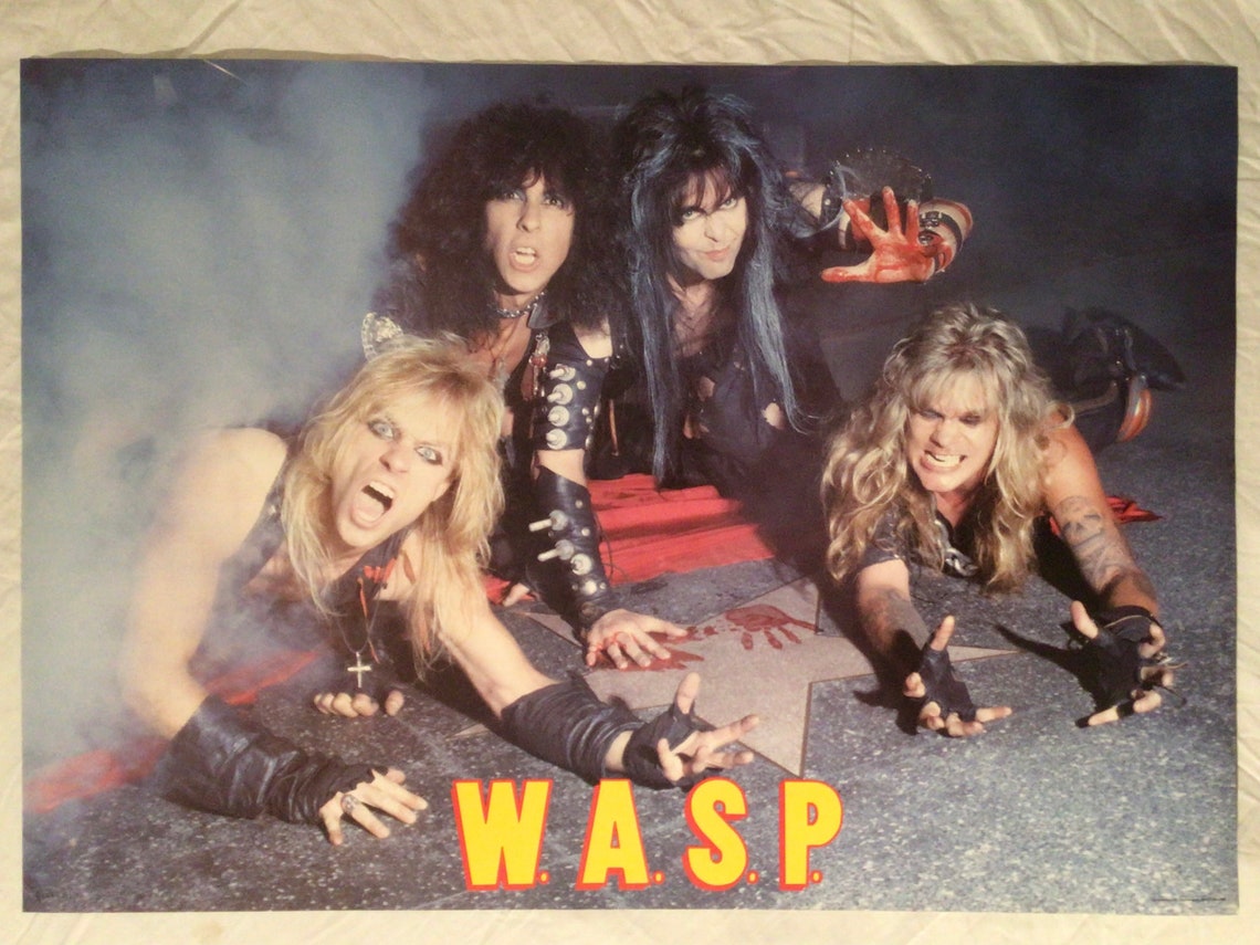 WASP 1984 Poster New Condition Personalities Gaithersburg Maryland W.A ...