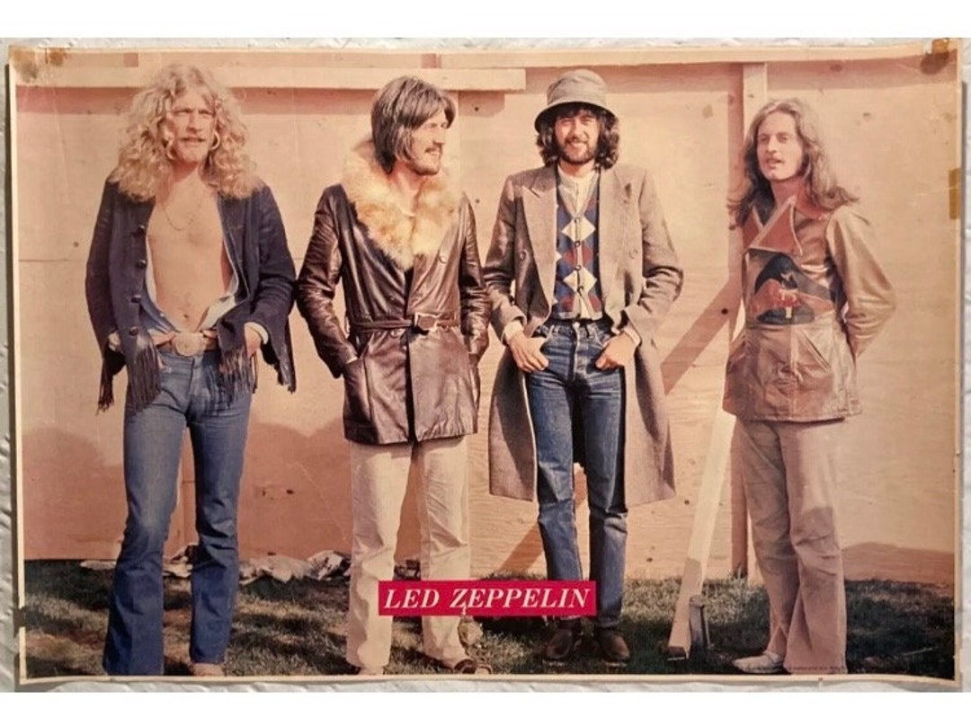 Led Zeppelin 1976 Matte Japanese Poster - Etsy